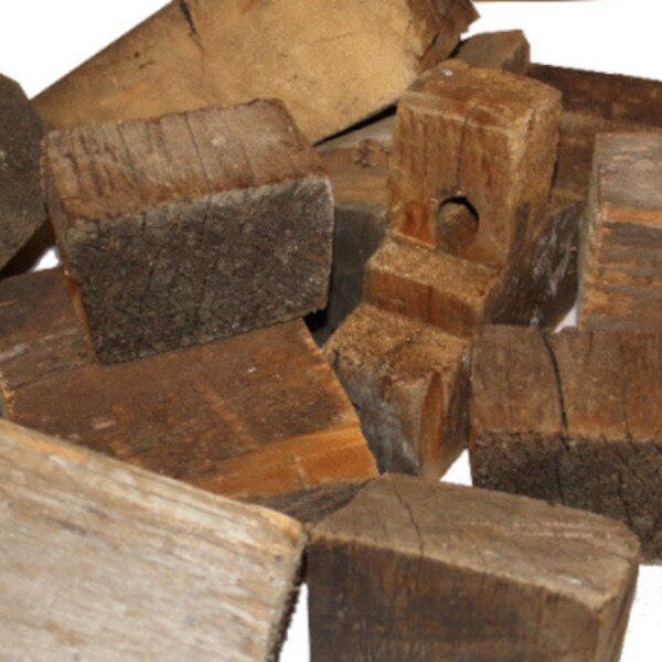 Reclaimed Wood Block - Etsy