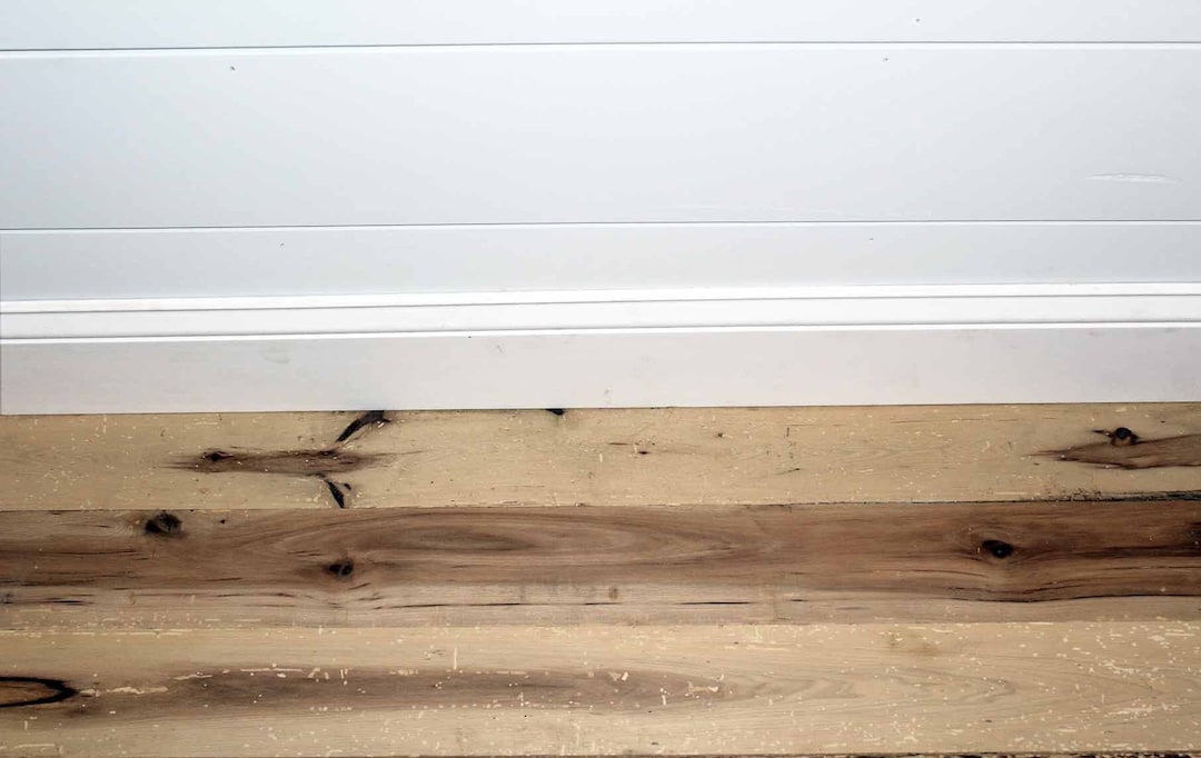 Reclaimed Hickory Flooring: Wide Plank Tongue and Groove Hardwood - Etsy