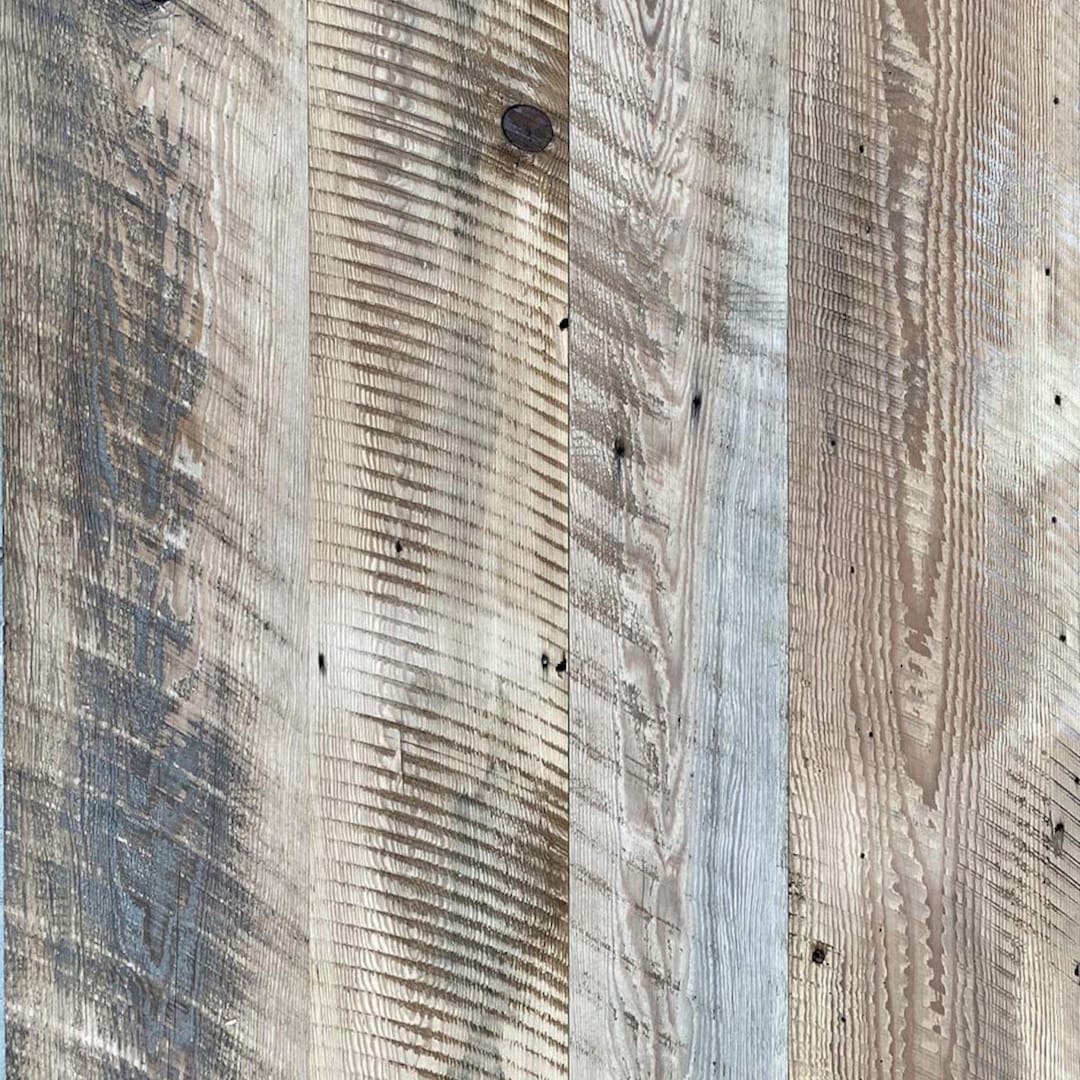 Reclaimed Barnwood Paneling: Skip-planed Mixed Wood Wall Planks - Etsy
