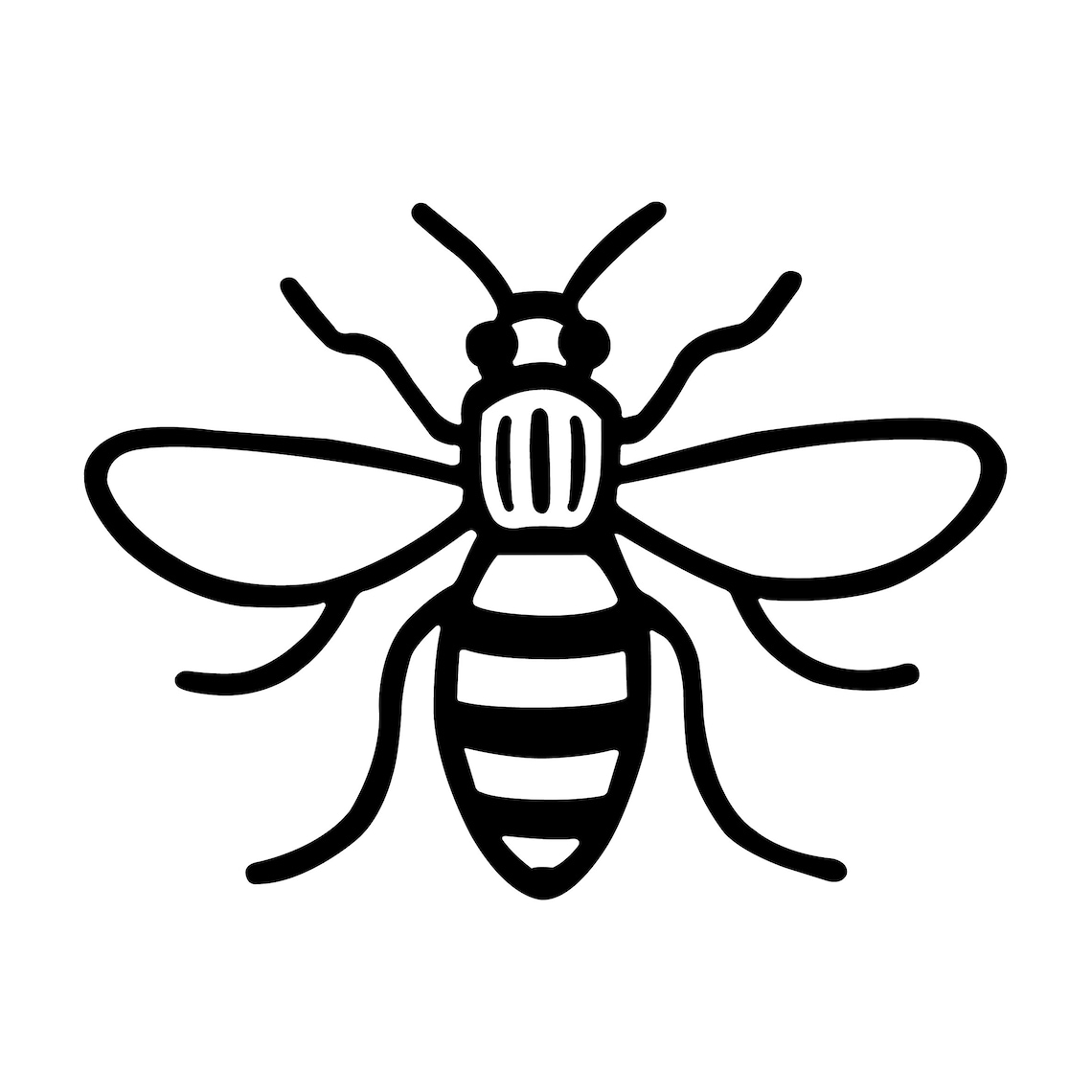 Manchester Bee X 2 Decals Custom Made Car Design | Etsy