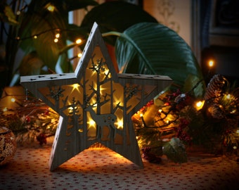 Laser cut light box | Etsy