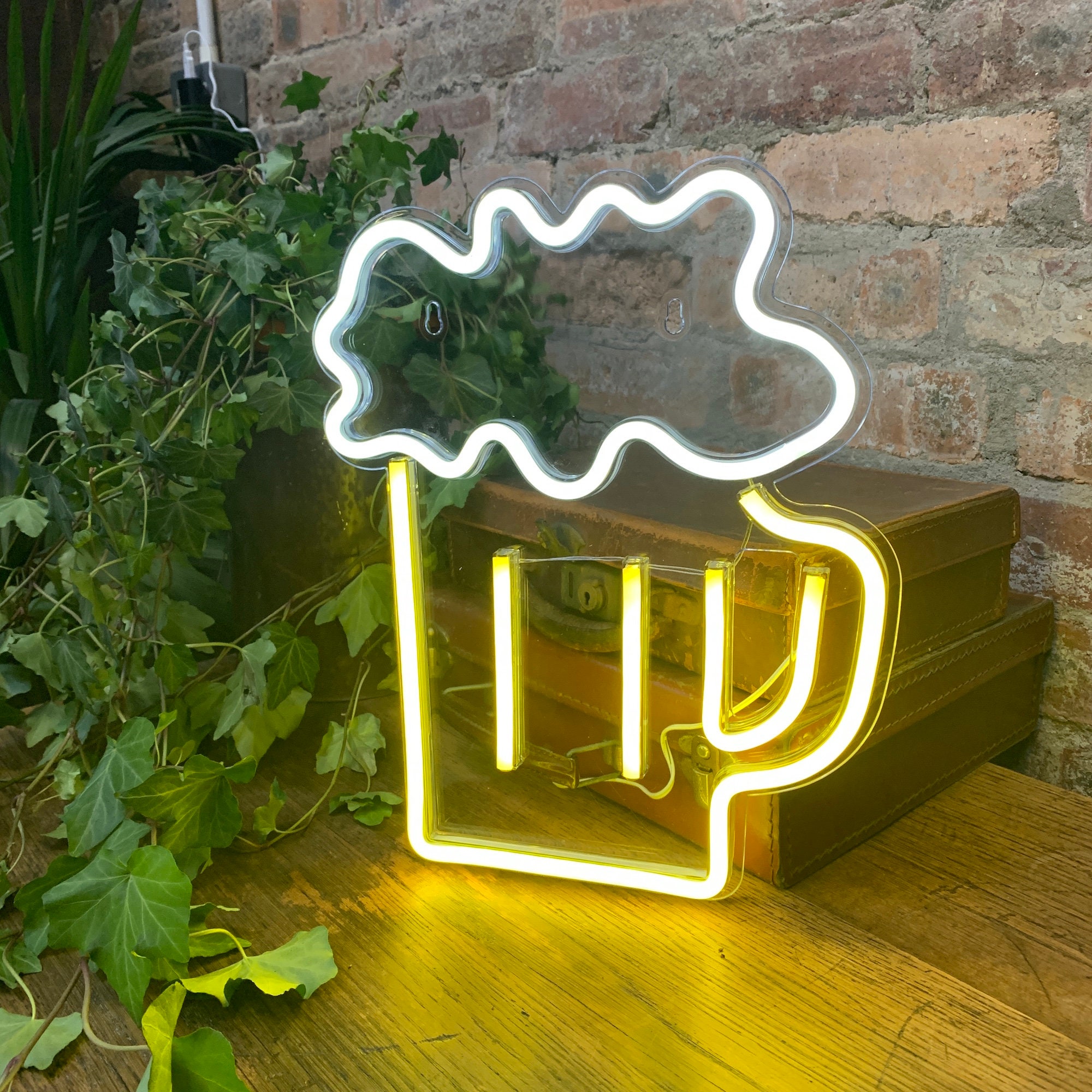 BEER Neon Light extra Large LED Home Bar Accessories - Etsy