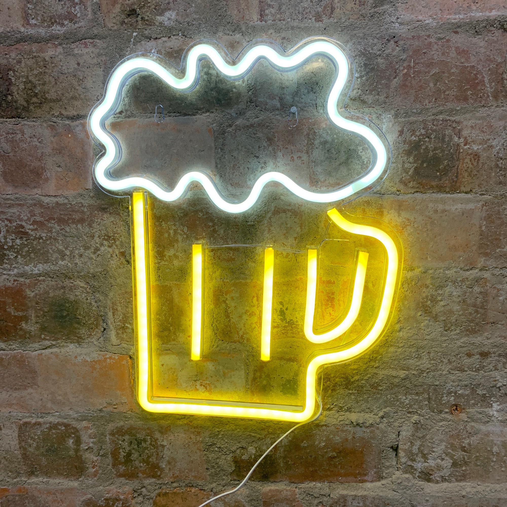 BEER Neon Light Extra Large LED Home Bar Accessories | Etsy