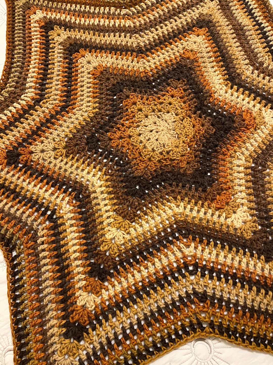 Star Crochet Blanket. Celestial Blanket. Star Throw Blanket. Coffee ...