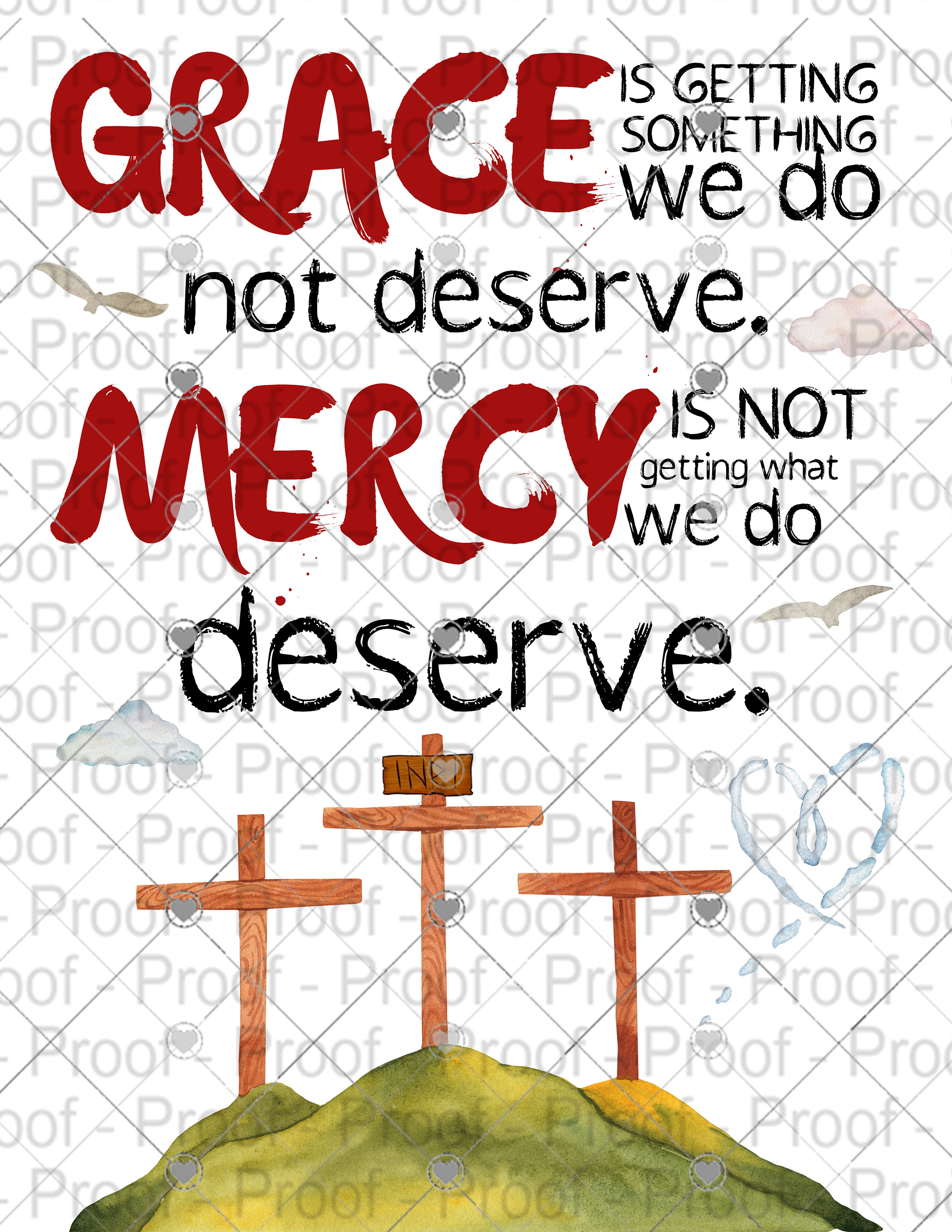 8 Variations Difference Between Mercy & Grace - Etsy