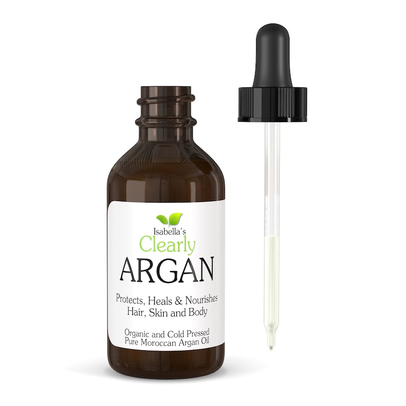 Organic Moroccan ARGAN Oil 100% Pure and Cold Pressed Oil for Hair ...