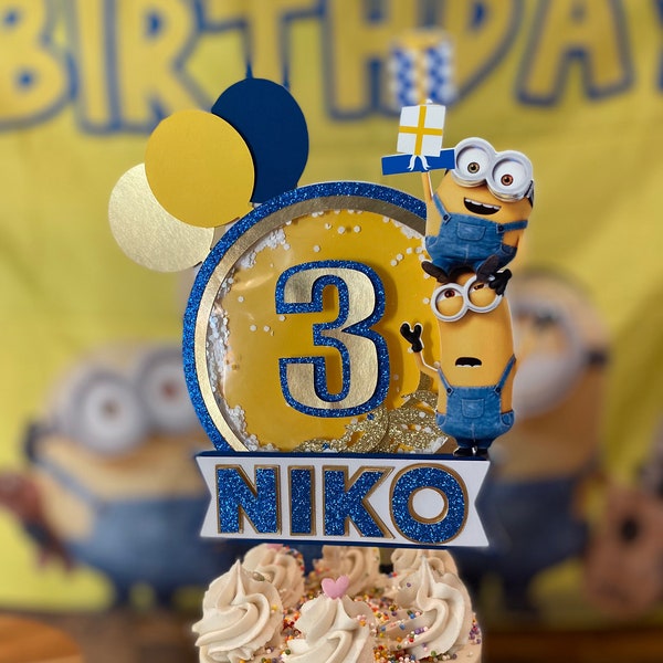 Minion Cake Topper - Etsy