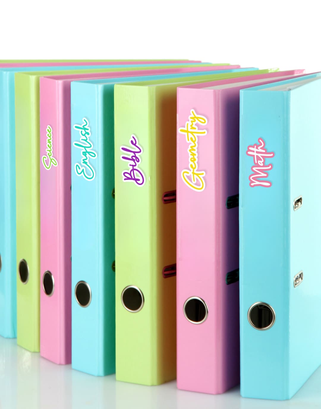 Custom Waterproof School Subject Sticker Labels,organize Binders ...