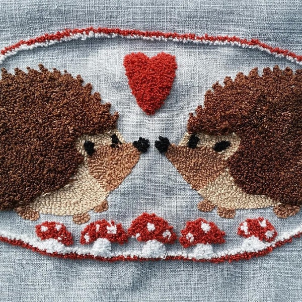 Hedgehog Embroidery - Etsy