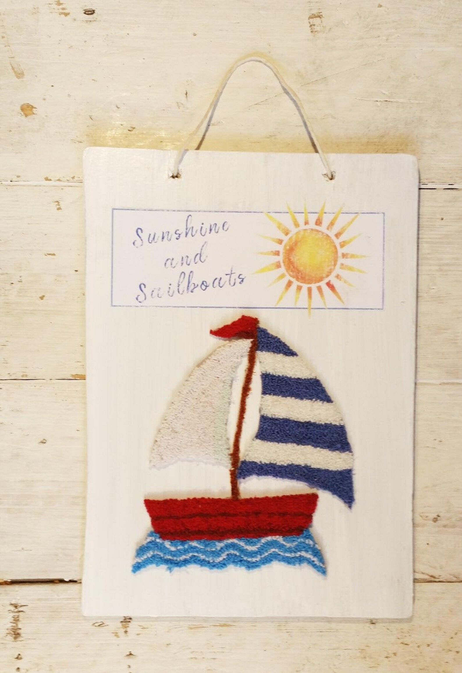 SAIL BOAT Punch Needle Kit - Etsy UK