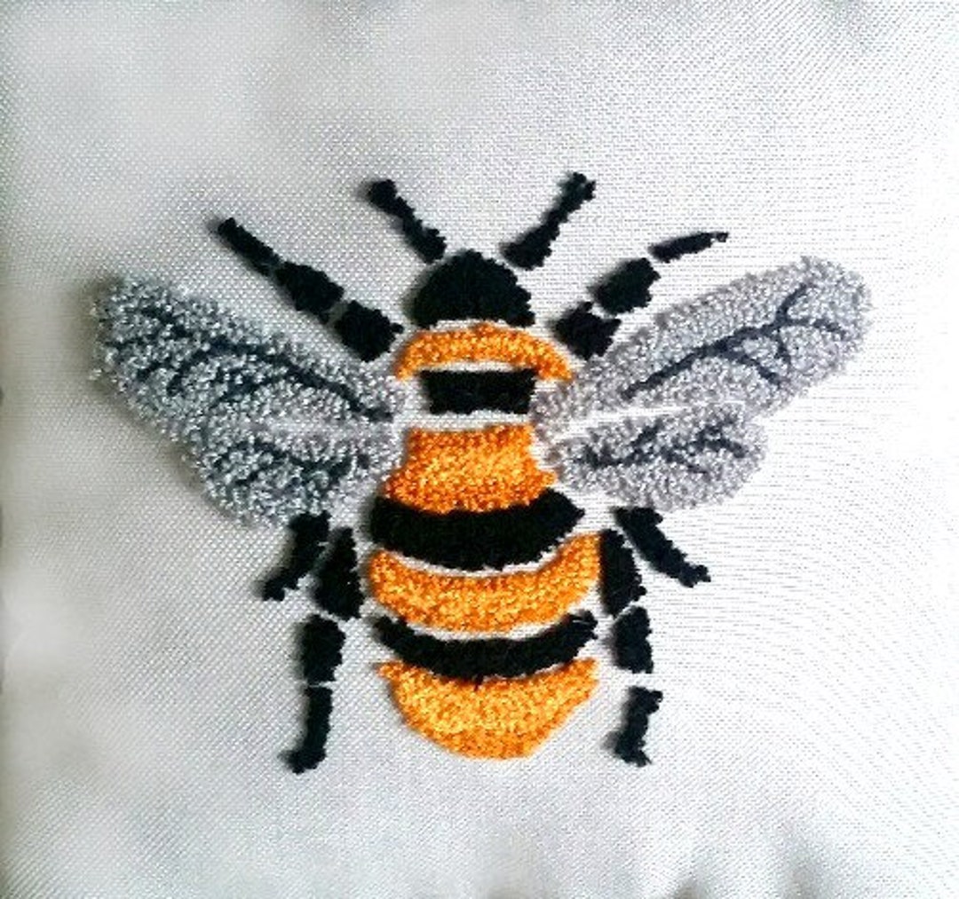 BUMBLE BEE Punch Needle Embroidery Kit - Etsy