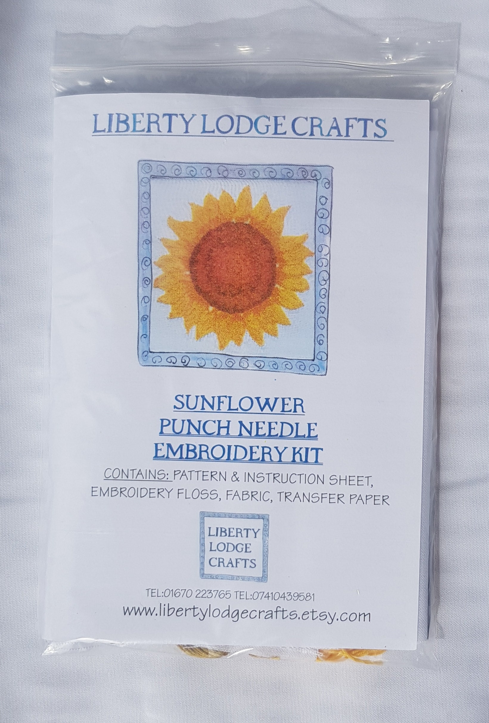 SUNFLOWER Punch Needle Embroidery Kit - Etsy