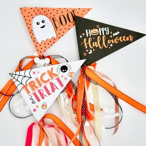 Halloween Pennant Flag Bundle, Printable Halloween Decoration ...