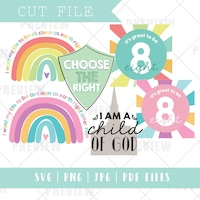 Choose the Right Sticker - Pack of 5 Stickers - CTR - LDS - Waterproof ...