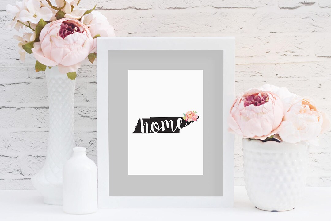 Tennessee State Print, State Map, Wall Art, Digital Print, Instant ...