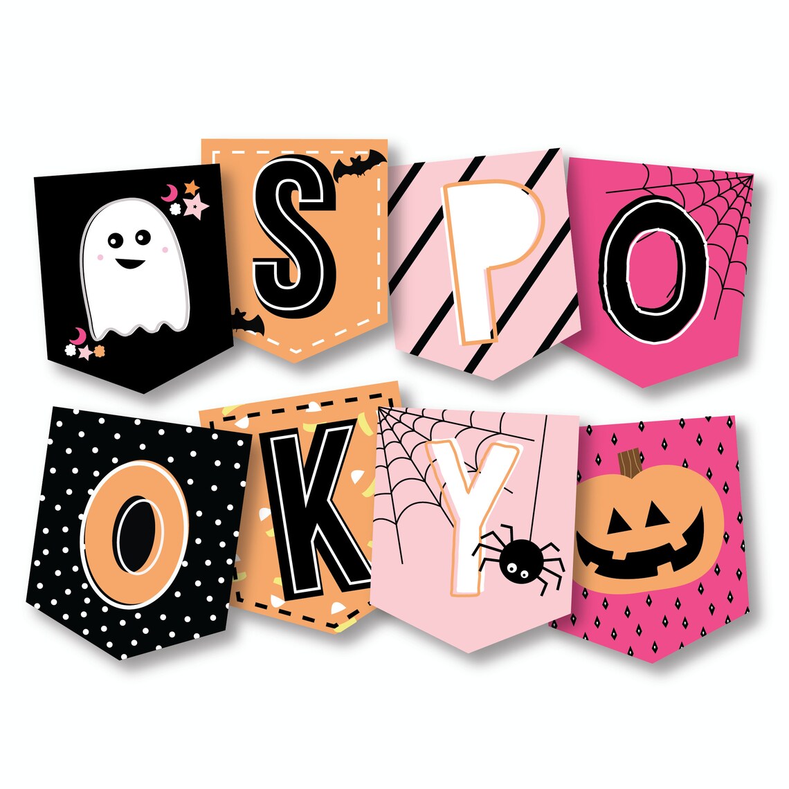 Spooky Halloween Printable Banner Halloween Printable Banner - Etsy