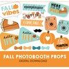Fall Photo Booth Props, Digital Download - Etsy