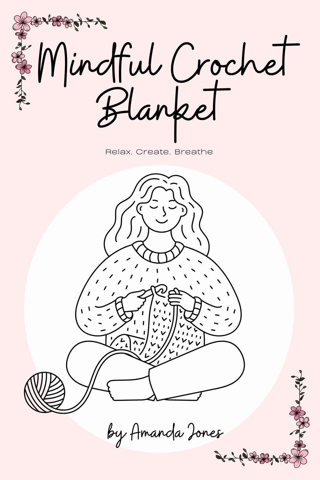 Mindful Crochet Blanket Pattern Booklet Granny Square - Etsy