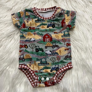 Fall on the Farm Baby Outfit Boy, Harvest Baby Shower Gifts, Barnyard ...