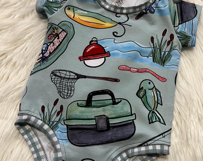 Fishing Baby, Fishing Baby Shower Gift, Newborn Fishing, Fisherman ...