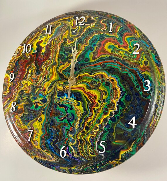 Home Décor Rainbow clock #2 Clocks etna.com.pe
