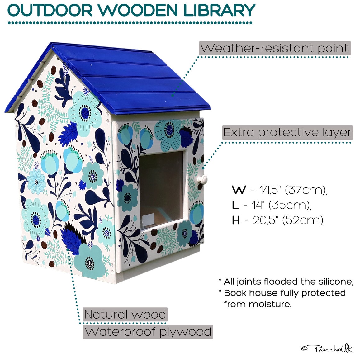 Outdoor Lending Library Neighborhood Community Shared Loan | Etsy