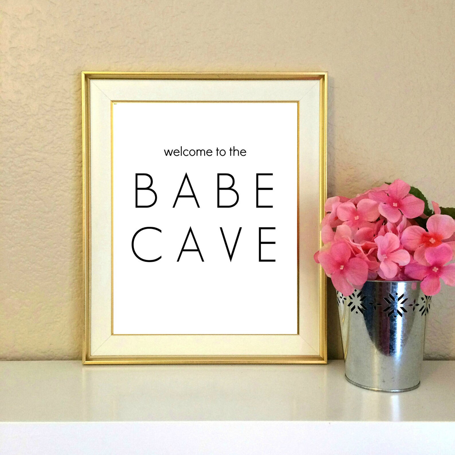 Welcome to the Babe Cave, Dorm Decor, Roommate, College Gift, Door ...