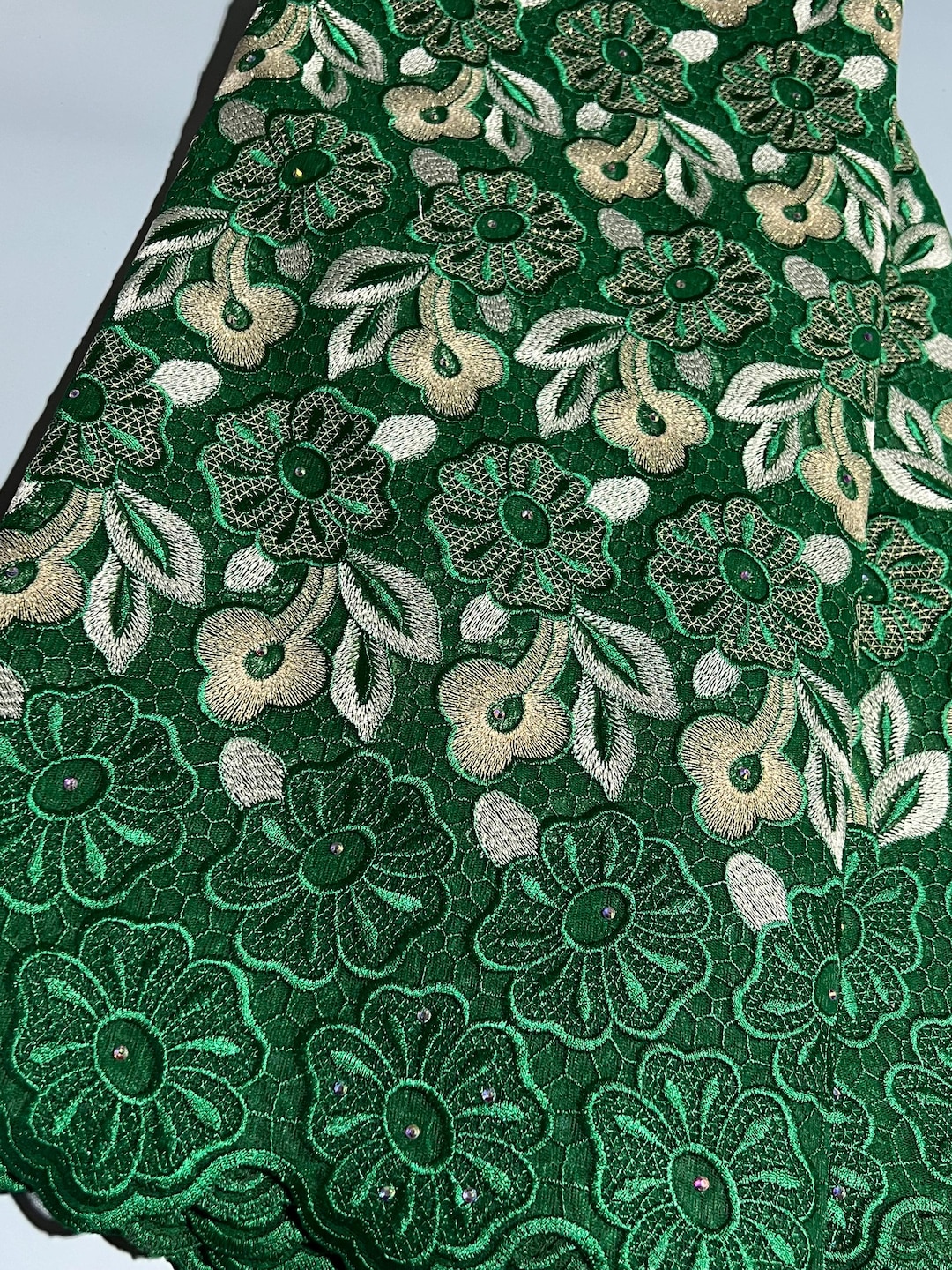 African French Tulle Lace: Floral Net Fabric, 5 Yards - Etsy