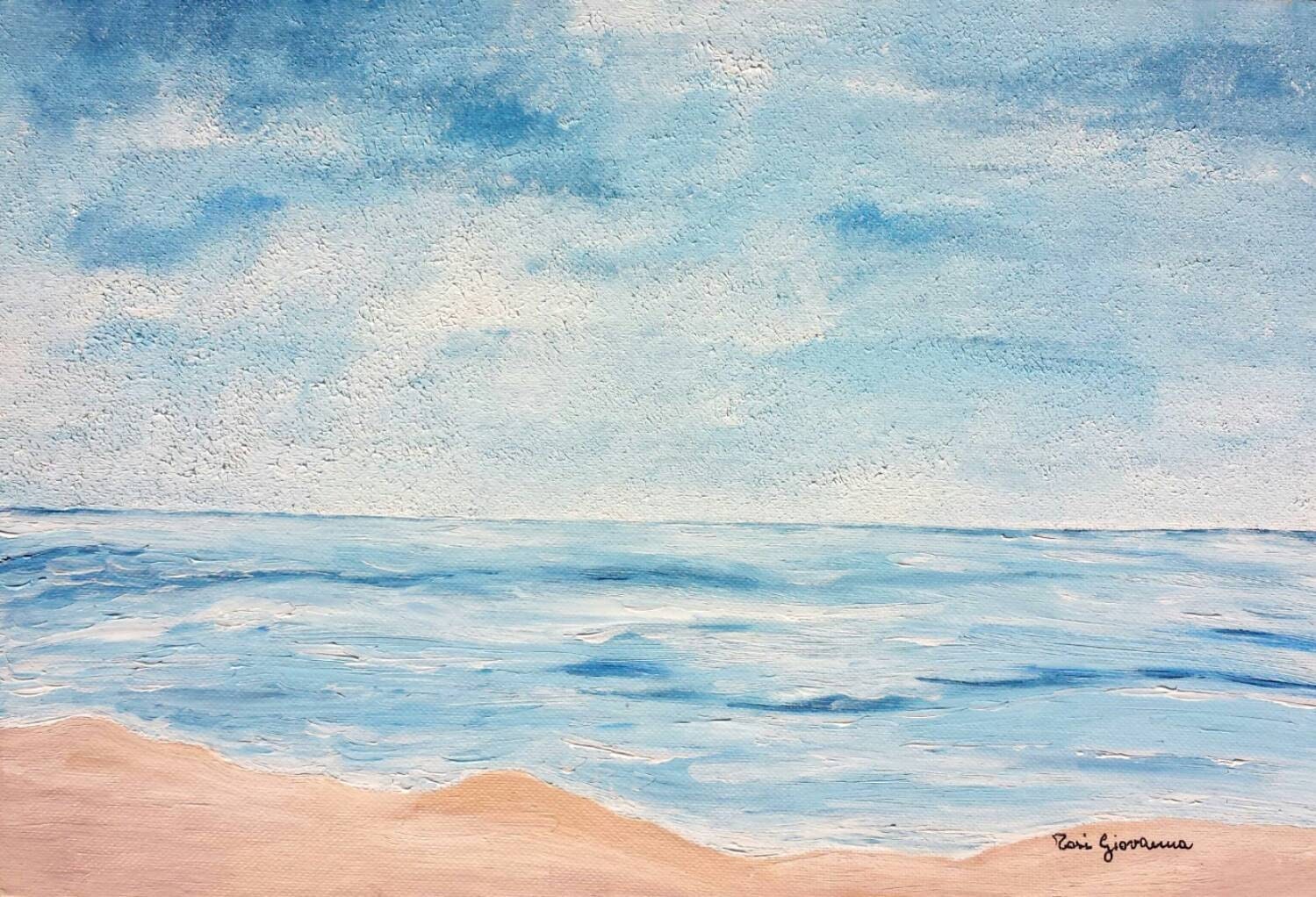 Beach Horizon Painting