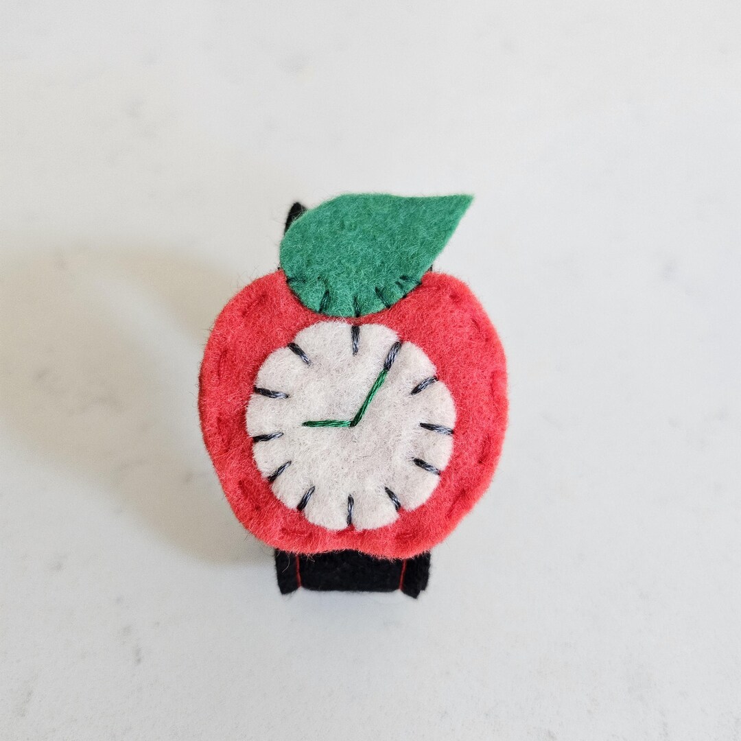 Apple Felt Watch for Baby and Toddler - Etsy