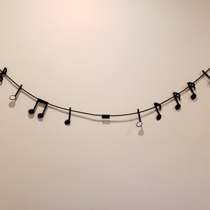 Music Note Felt Garland Piano Room Decor - Etsy