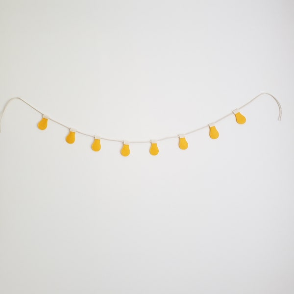 Light Bulb Garland - Etsy