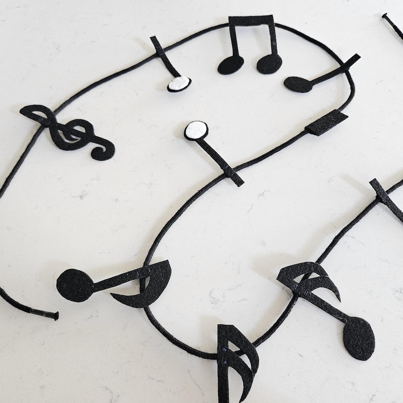 Felt Music Note - Etsy