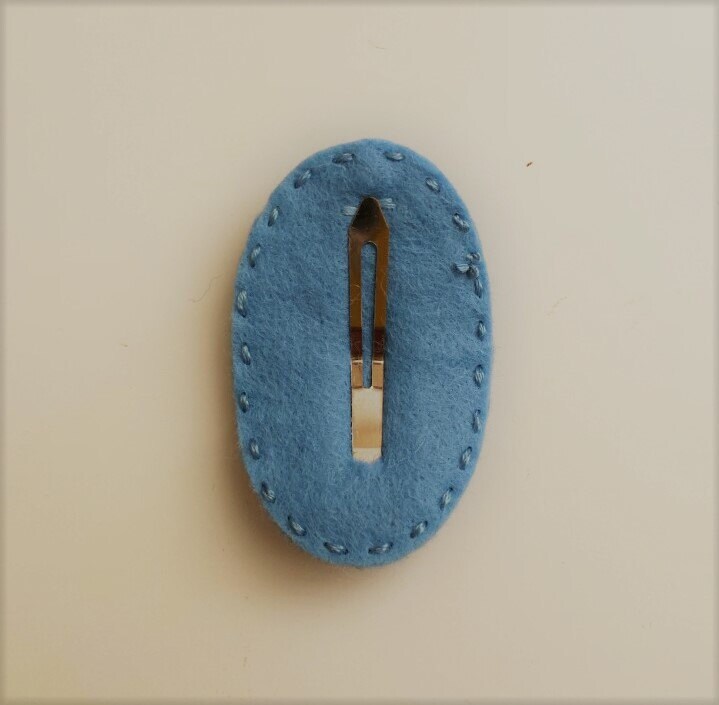 Colorful Rain / Rainy Day Felt Hair Pin - Etsy