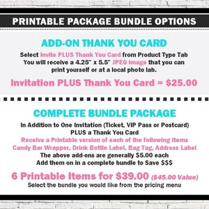 Red Carpet Paparazzi VIP Pass Birthday Party Invitations, Printable ...