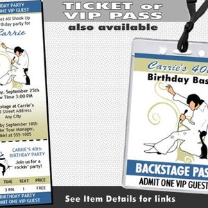 Elvis Inspired Party Invitation, Printable, Birthday Party, Music Theme ...