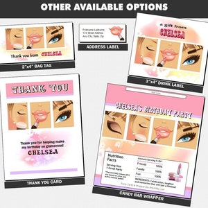 Beauty Queen Ticket Invitation, Printable With Printed Option, Make-up ...