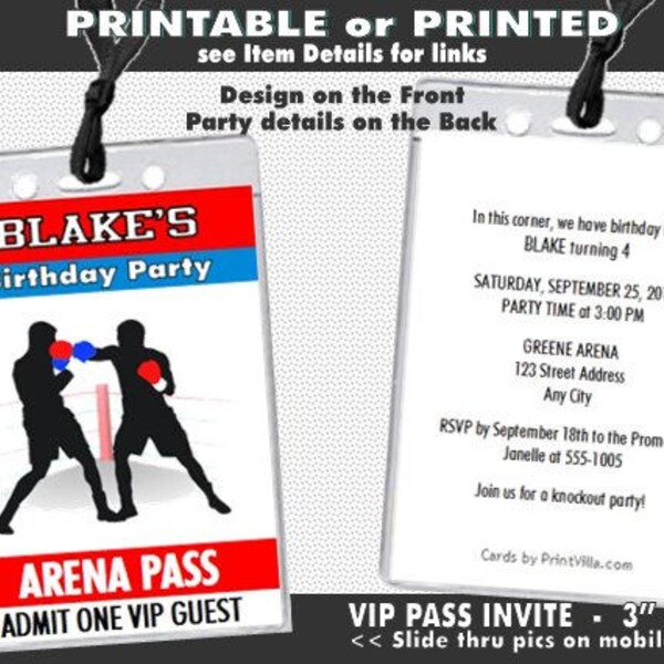 Boxing Theme Party - Etsy