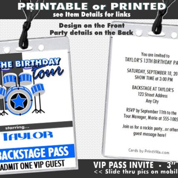 Drummer Birthday Party - Etsy