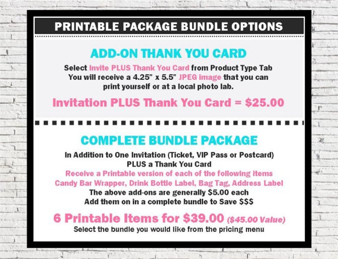 Pink Zebra VIP Pass Party Invitation, Printable, Girl Birthday, Sweet ...