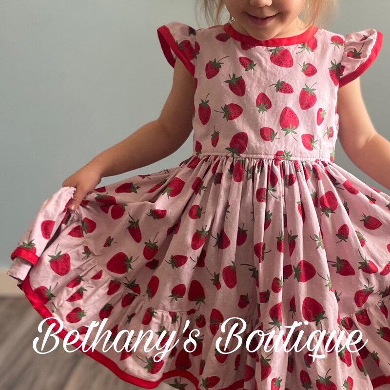 Strawberry Dress - Etsy