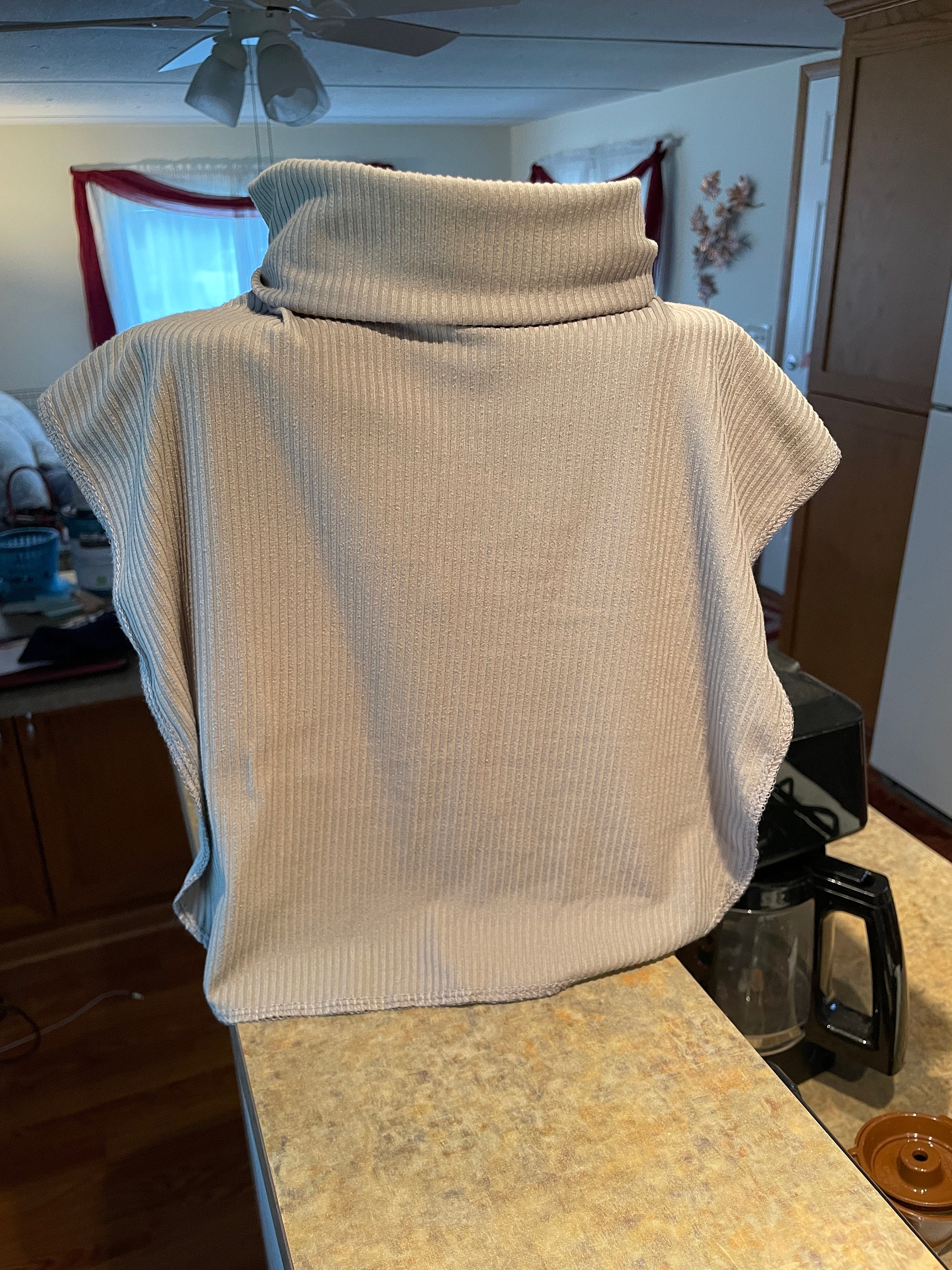 Ribbed Knit Turtleneck Dickey - Etsy