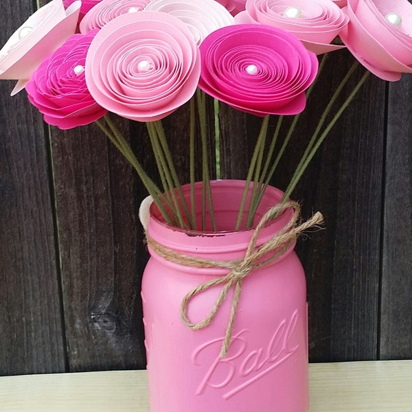 Pearl Paper Flowers - Etsy