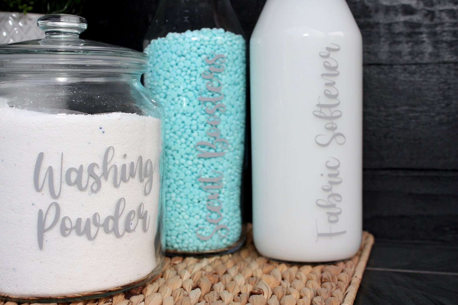 Laundry Room Labels Utility Decals Washing Powder Fabric - Etsy