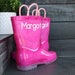 Name Label for Wellington Boots, Name Decal for Wellies, Back to School ...
