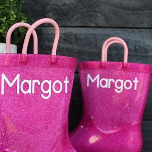 Name Label for Wellington Boots, Name Decal for Wellies, Back to School ...