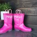 Name Label for Wellington Boots, Name Decal for Wellies, Back to School ...