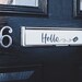 Letterbox Label, Vinyl Decal, Postbox Front Door Sticker, Hello - Etsy UK