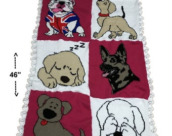 Fluffy Puppy Crochet Graph c2c Mini C2c Sc Hdc Dc Tss - Etsy