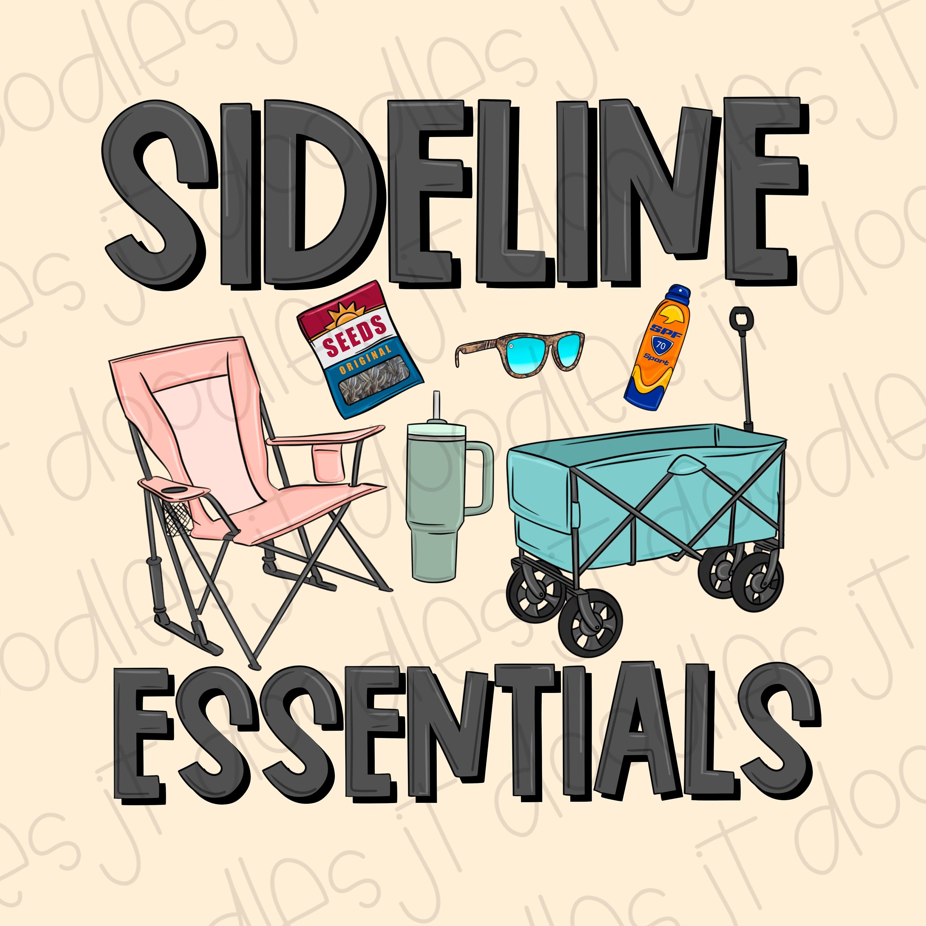 Sideline Essentials PNG INSTANT DOWNLOAD - Etsy